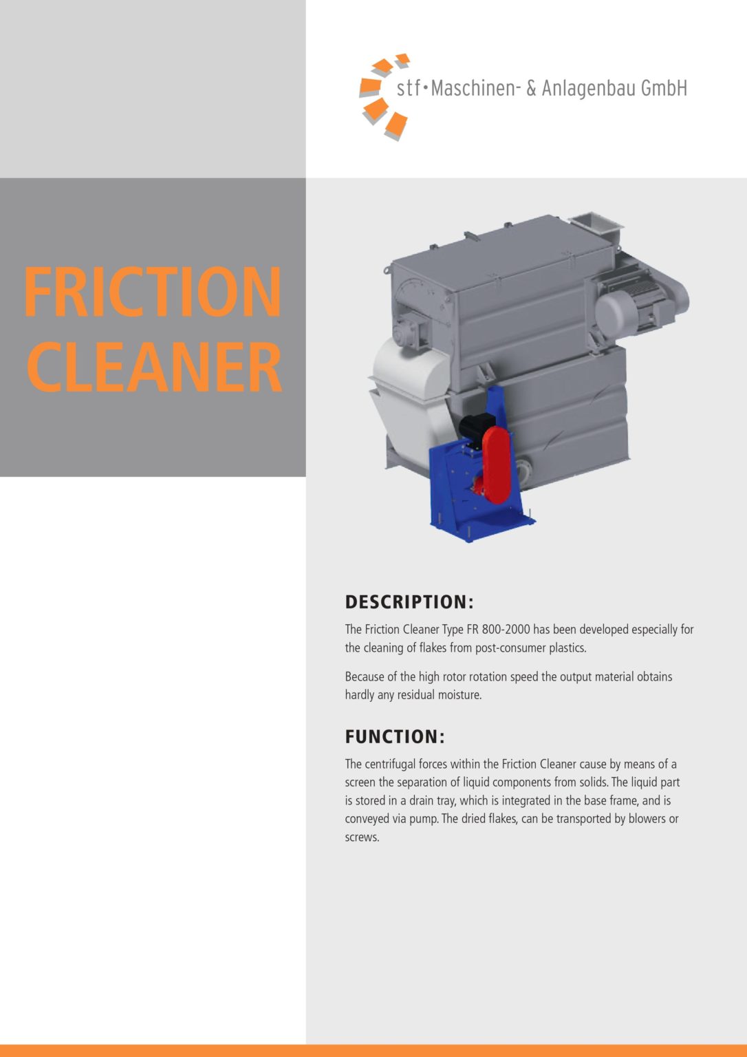 Plastic recycling equipment – STF Group