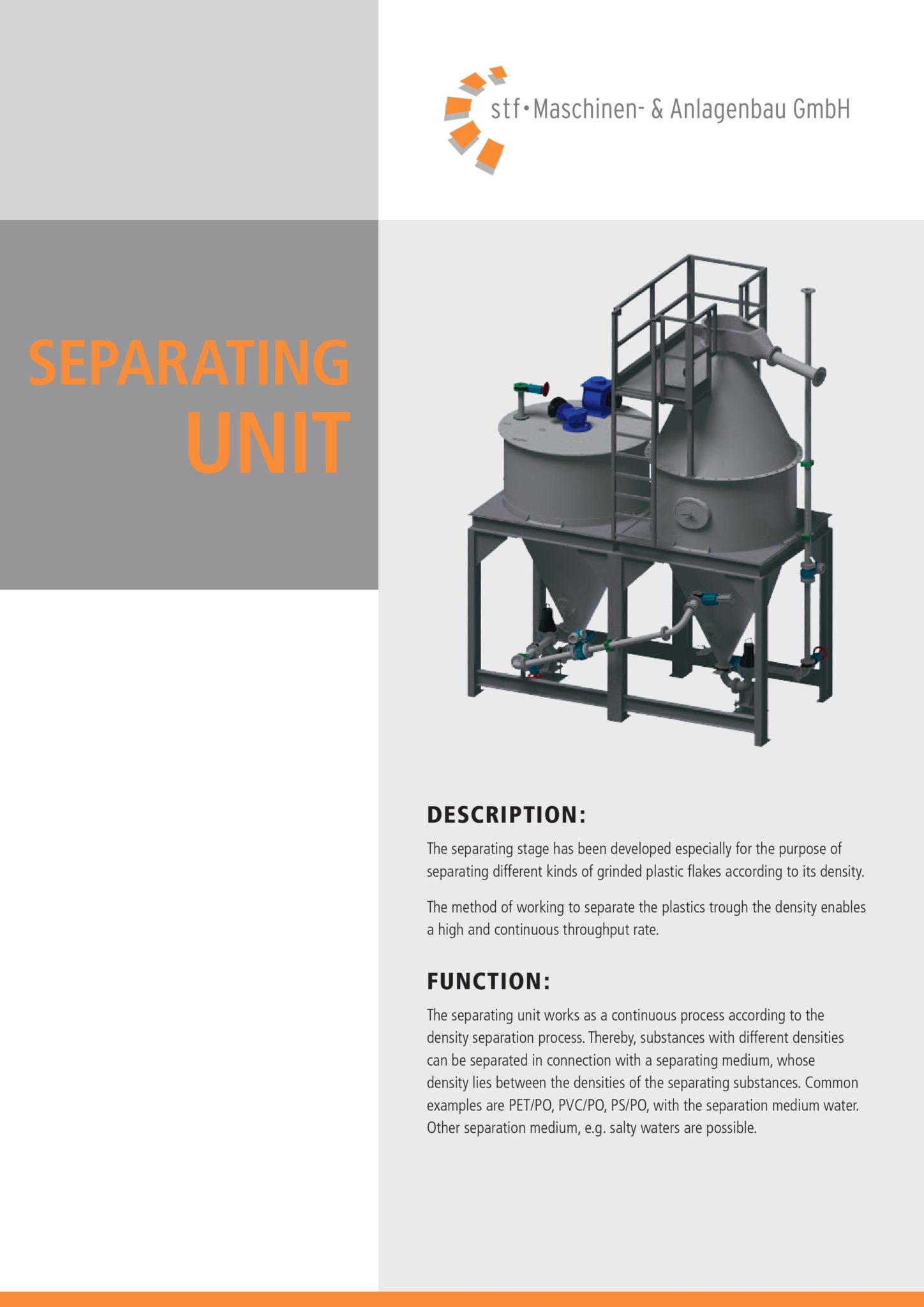 Plastic recycling equipment – STF Group