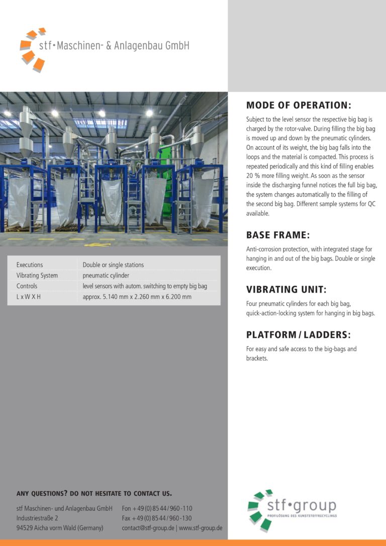 Plastic recycling equipment – STF Group